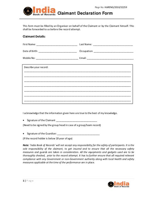 Fillable Online Uslegalforms Com Declaration Form CscDeclaration Form Csc Fill And