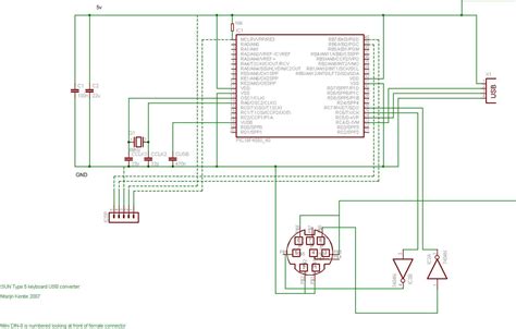 Usb Ps2 Adapter Pinout Learn The Pin Configuration For Connecting Usb