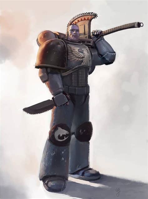 Carcharodon Art By Florian Gand 40k Gallery In 2024 Space Marine
