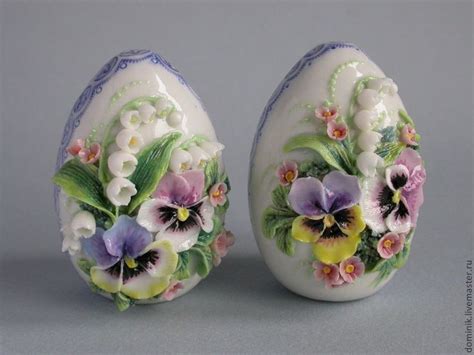 Купить или заказать Пасхальное яйцо - 'Букет' в интернет-магазине на ...