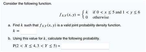 Solved Consider The Following Function Fxyxy K0 If 0