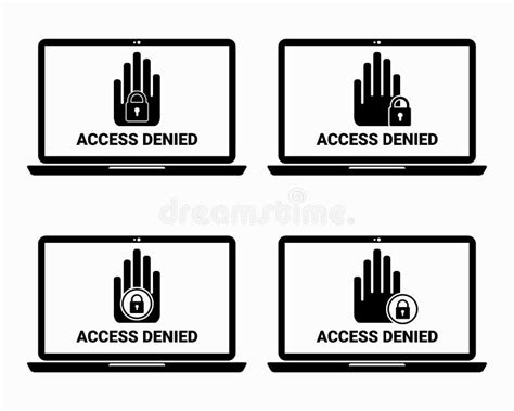 Access Not Allowed Stock Illustrations 1809 Access Not Allowed Stock Illustrations Vectors