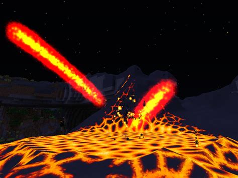 Minecraft Volcano Eruption