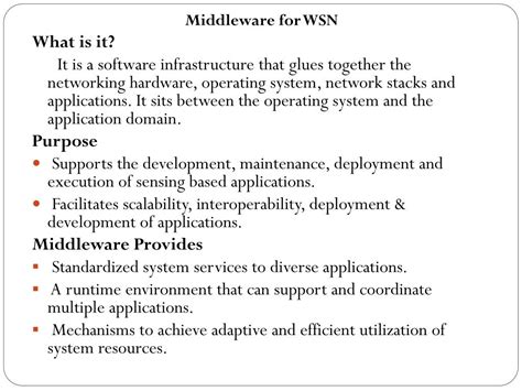 Ppt Middleware For Sensor Networks Powerpoint Presentation Free Download Id2304734