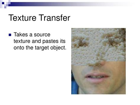 PPT Image Quilting For Texture Synthesis And Transfer PowerPoint Presentation ID 3921442