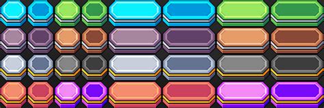 Pixel Gui Buttons Pack 3 By Bdragon1727