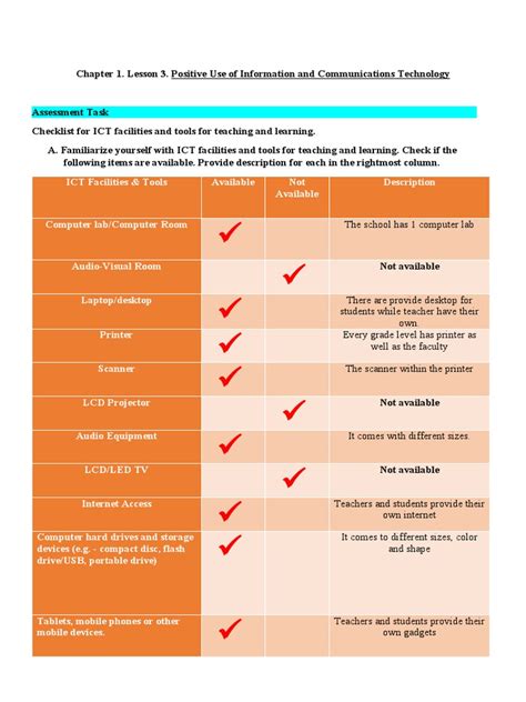 Lesson 3 Task 3 Answer Download Free Pdf Educational Technology