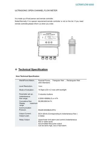 LABTECH Plastic Body Ultrasonic Open Channel Flow Meter Water At 34000 Piece In Chennai