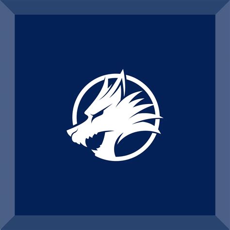 Simple Wolf Logo 20390157 Vector Art At Vecteezy