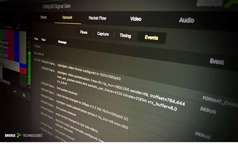 Bridge Technologies Vb440 New Event Logging Capacity Inbroadcast Bridge Technologies Vb440 New Event Logging Capacity Inbroadcast