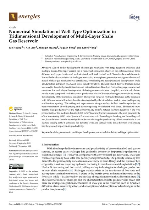 PDF Numerical Simulation Of Well Type Optimization In Tridimensional Development Of Multi