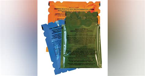 Reactive Skin Decontamination Lotion Rsdl Officer