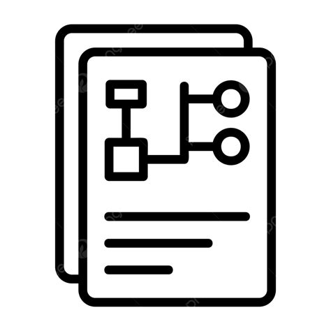 워크플로 라인 아이콘 벡터 워크플로 아이콘 차트 도표 Png 일러스트 및 벡터 에 대한 무료 다운로드 Pngtree