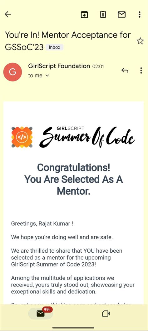 Rajat Kumar On Linkedin Gssoc
