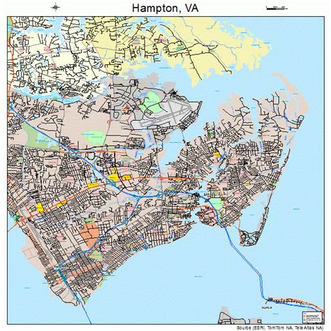 Hampton Va Zip Code Map Printable Maps Online