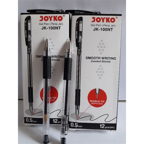 Jual Pulpen Joyko Gel Jk 100nt Lancip Original 1 Pak 12 Pcs Shopee Indonesia