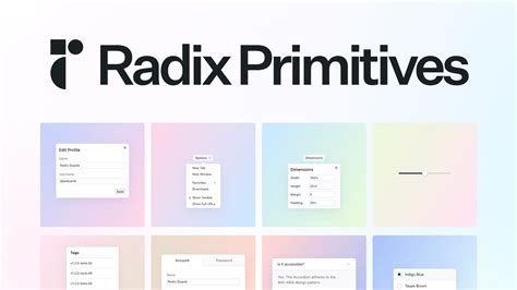 radix ui 접근성 강화 및 개발자를 위한 headless ui 라이브러리 all my universe