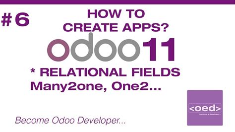 Odoo Tutorial 6 Relational Fields Odoo Many2many One2many Many2one Youtube
