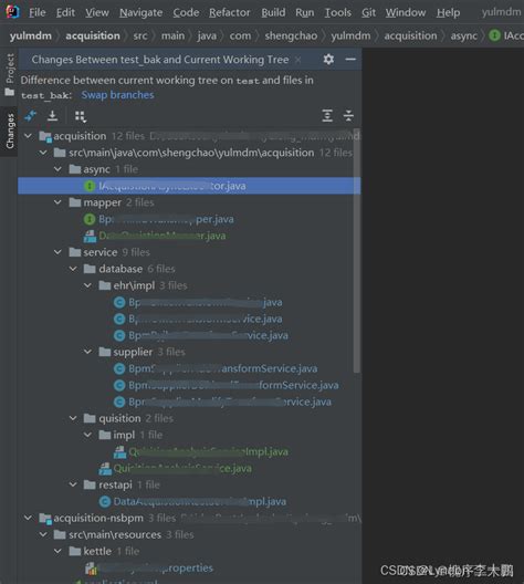 Idea查看两个分支的代码的区别idea Git 查看不同分支代码 Csdn博客