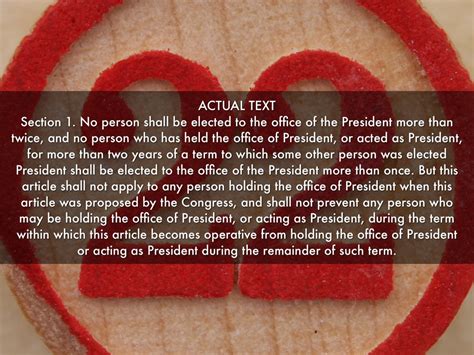 22nd Amendment By Lance Sexton