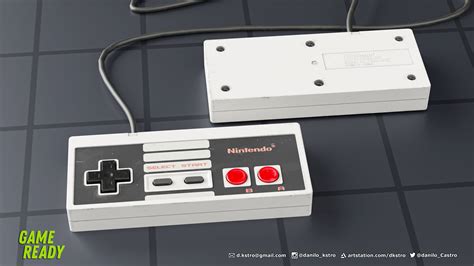 NES Console Nintendo 8 Bits Lowpoly 4K Textures Finished Projects Blender Artists