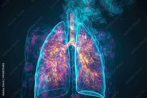 ภาพประกอบสต็อก This Computer Generated Image Showcases The Intricate Details Of Human Lungs