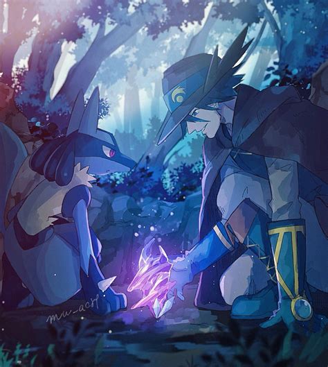 Lucario And Sir Aaron Pokemon And 3 More Drawn By Hanenbo Danbooru