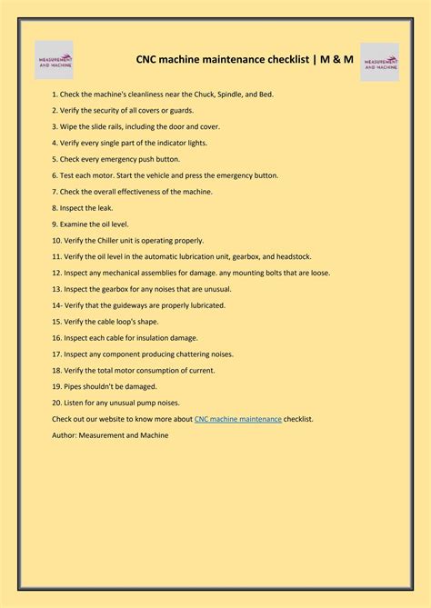 Download Free PDF CNC Machine Maintenance By Measurement And Machine Technology Issuu