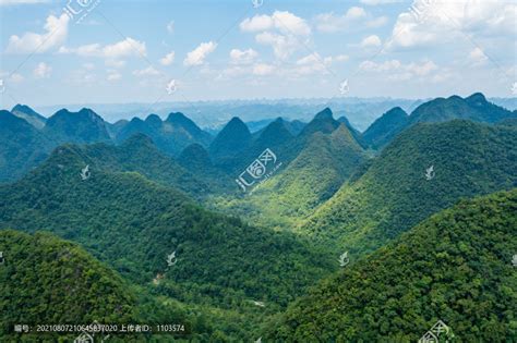航拍贵州荔波小七孔景区 国内旅游景点 旅游景点 摄影素材 汇图网www huitu