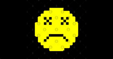 Minesweeper Dead Smiley 90s Sticker Teepublic