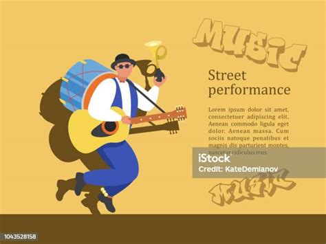 거리 음악가입니다 남자 밴드입니다 거리 성능입니다 벡터 일러스트입니다 거리 음악가에 대한 스톡 벡터 아트 및 기타 이미지 거리 음악가 거리 거리 아티스트 Istock