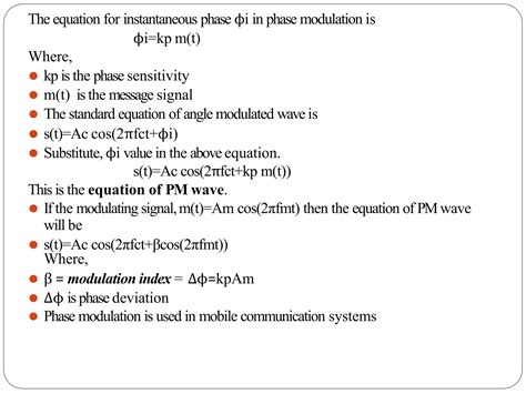 Anglesbh Modulation Signal Waveforms Introduction Ppt