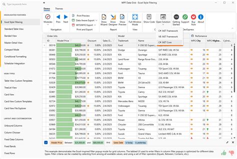 wpf interactive demos wpf controls devexpress documentation
