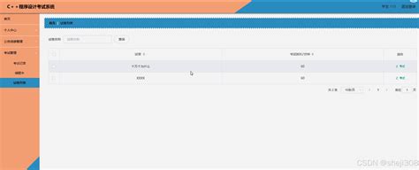 Javavue计算机毕设c＋＋程序设计考试系统【源码程序论文开题】c实现计算机考试系统 Csdn博客