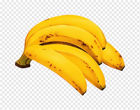 잘 익은 노란색 바나나 섹션 배열 과일 Png Pngwing