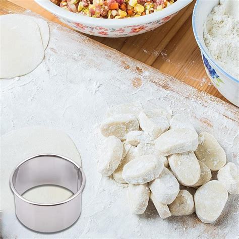 Badu Bg Резачка за кнедли от неръждаема стомана бисквити бисквити тиган торта хляб тесто