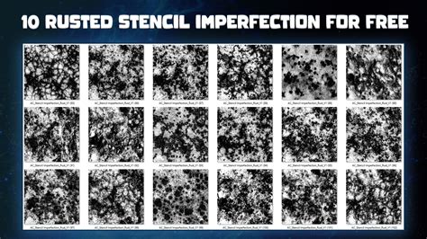 Artstation Mega Pack 1598 Rust Stencil Imperfection Free Version Brushes Artstation Mega Pack 1598 Rust Stencil Imperfection Free Version Brushes