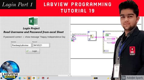 Labview Tutorial 19 Login Part 1 Labview Programming Youtube