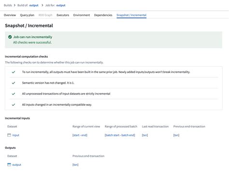 Python Spark • Incremental Transforms • Limit Batch Size Of Incremental Inputs • Palantir