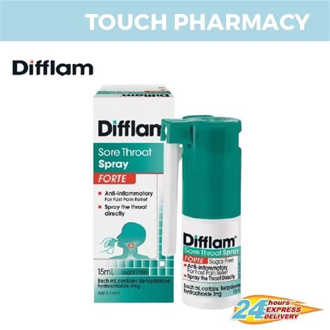 Difflam Sore Throat Spray Forte 15ml Lazada