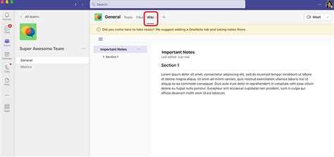Microsoft Retiring Wiki Tab In Teams By Jan 2024 Information Technologies And Services