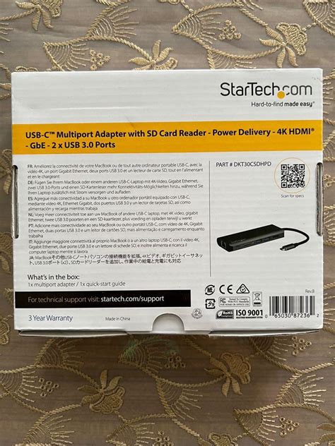 Startech Usb C Multiport Computers Tech Parts Accessories Cables Adaptors On Carousell