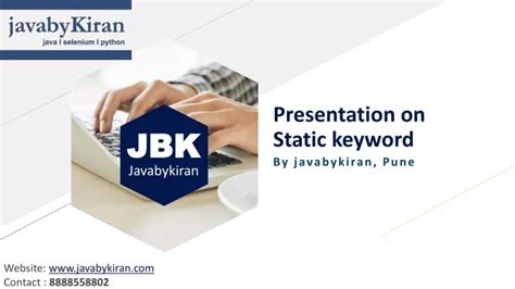 Ppt Important Of Static Keyword In Java Programming Language