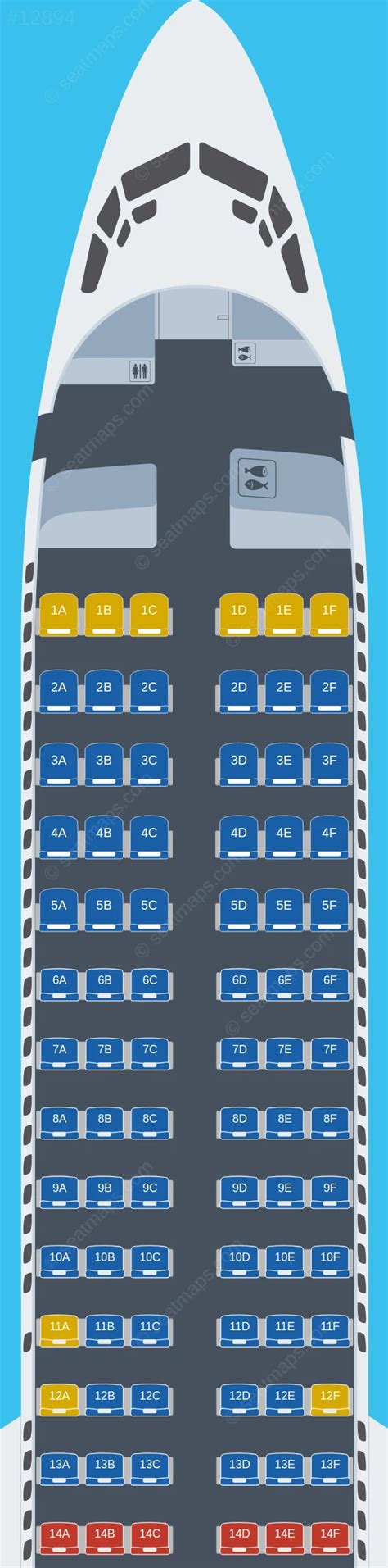Tata Letak Kursi Sun Country Airlines Boeing 737 900
