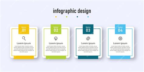 Premium Vector Infographics Template Timeline With 4 Steps Options Can Be Used For Workflow