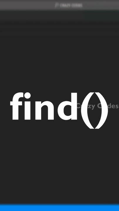 Find Function In Pythoncrazy Codespython Tamilpythontutorial Python Find Programming