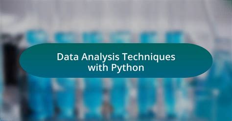 How I Enhanced Insights Using Python