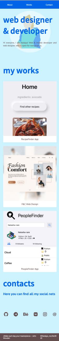 Github Natasha Rarepersonal Profile Webpage My First