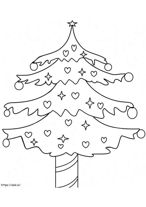 クリスマスツリー ぬりえ 塗り絵 塗り絵 無料