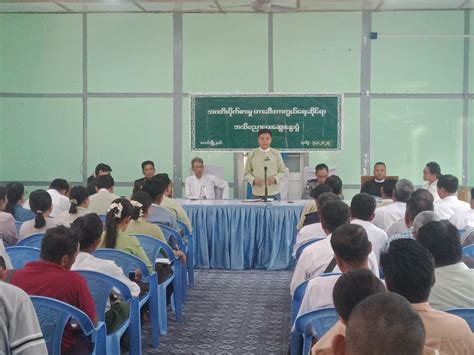 စလင်းမြို့နယ်တွင် အဂတိလိုက်စားမှုတားဆီးကာကွယ်ရေးဆိုင်ရာ အသိပညာပေးဟောပြောပွဲ ကျင်းပပြုလုပ